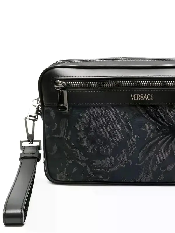 Versace Floral-print Clutch Bag