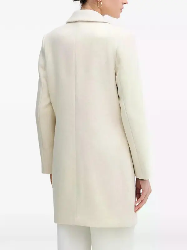 Sisley Single-breasted Coat - Neutrals