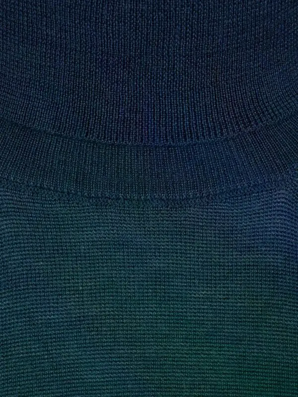 Canali Roll-neck Long-sleeve Sweater - Blue