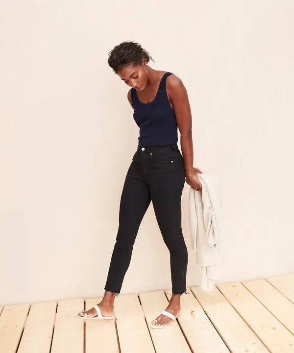 Jenni Kayne High-rise Ankle Crop Jeans