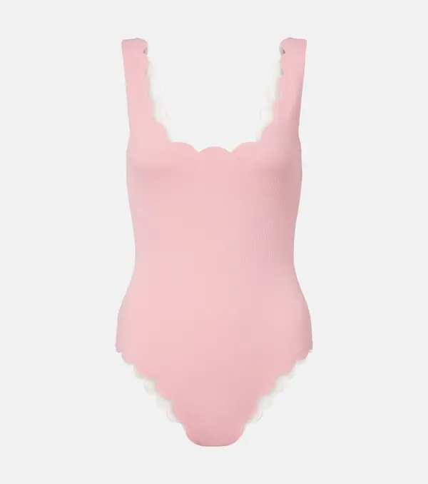 Marysia Palm Springs Scalloped Swimsuit - Pink