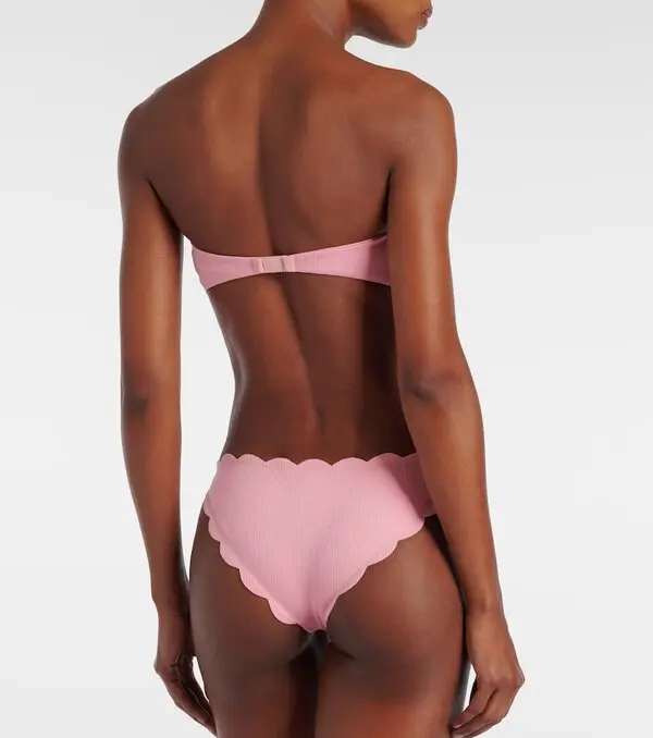 Marysia Antibes Scalloped Bikini Top - Pink