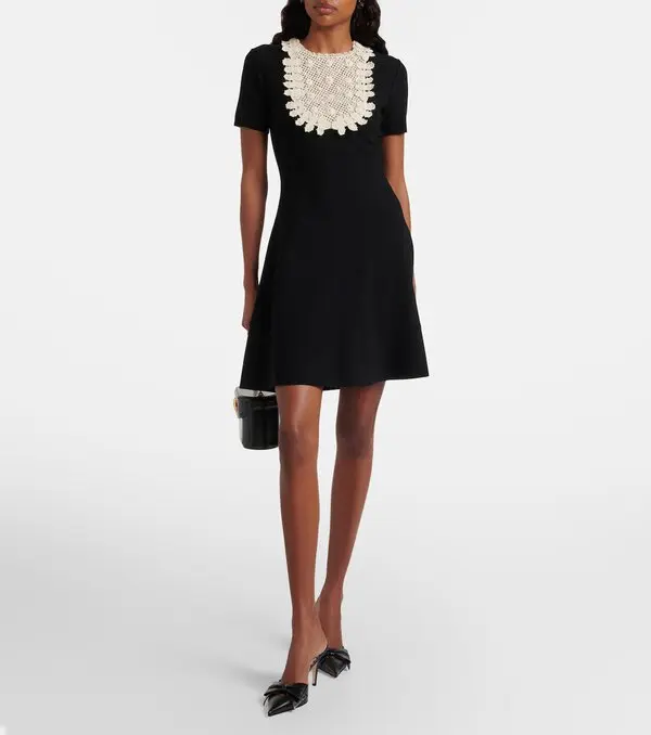 Valentino Garavani Crochet Minidress