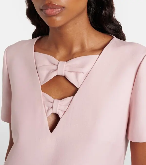 Valentino Garavani Crepe Couture Mini Dress