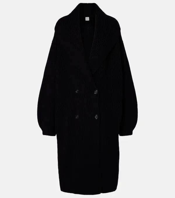 TOTEME Wool-blend Cardigan - Black