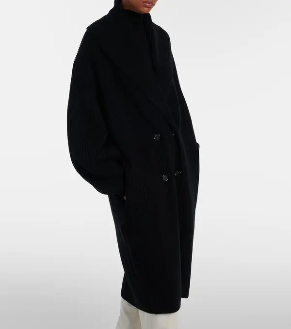 TOTEME Wool-blend Cardigan - Black