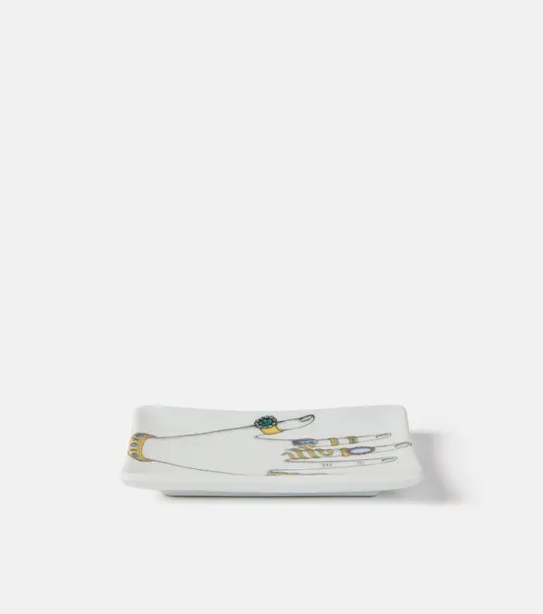 FORNASETTI Mano Con Anelli Ceramic Ashtray