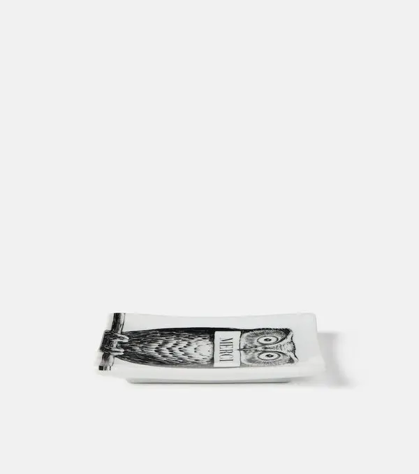 FORNASETTI Civetta Merci Ceramic Ashtray