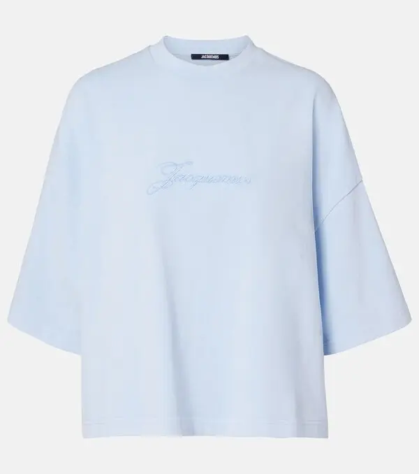Jacquemus Pigmento Cotton Jersey T-shirt - Blue