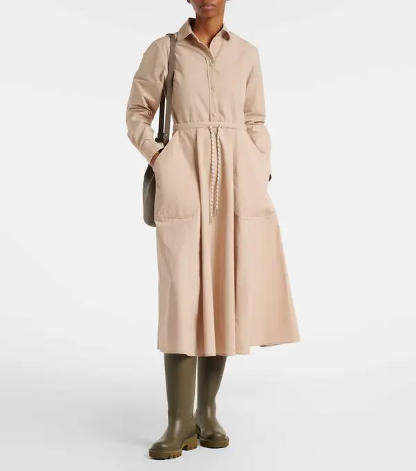 Moncler Poplin Shirt Dress