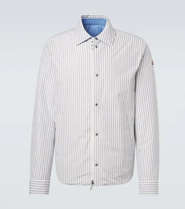 Moncler Crescent Reversible Down Overshirt - White