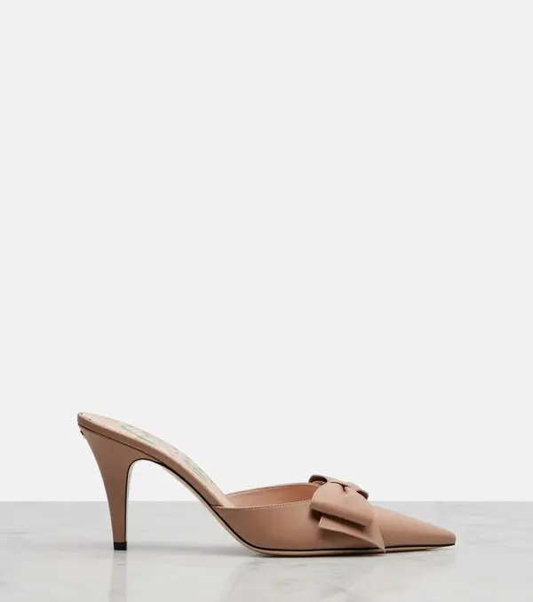 Valentino Garavani Leather Mules - Pink