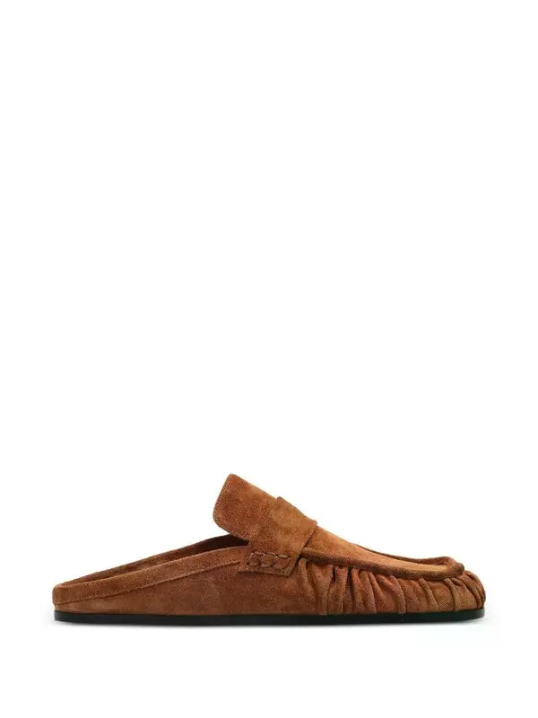 JIL SANDER Sabot Suede Mules