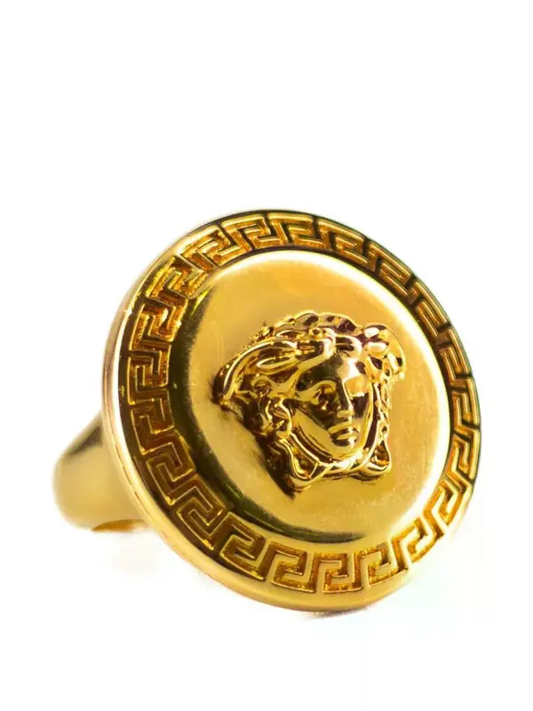 Versace Medusa-motif Ring - Gold
