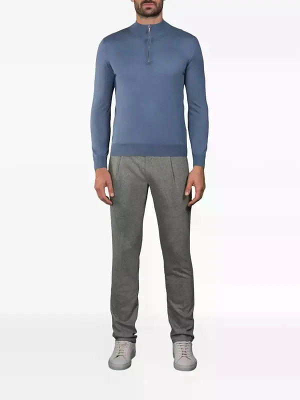 MOORER Terni Half-zip Sweater