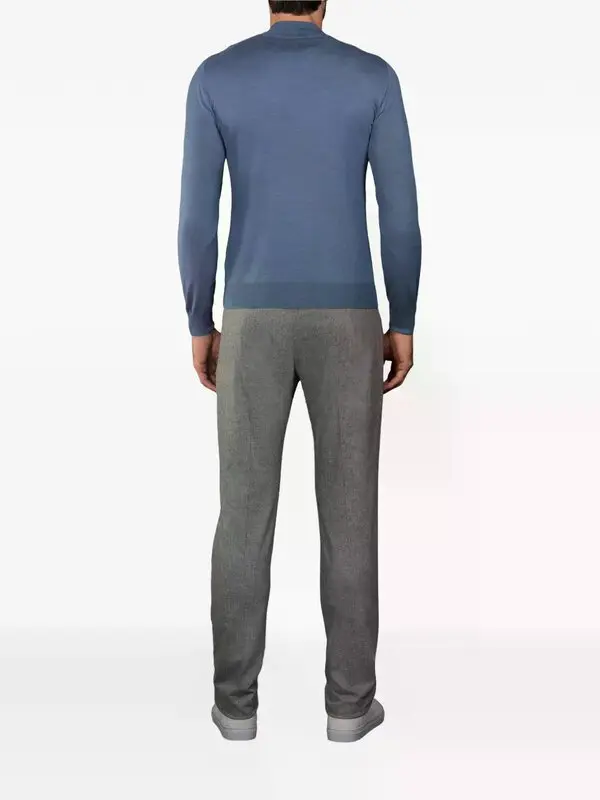 MOORER Terni Half-zip Sweater