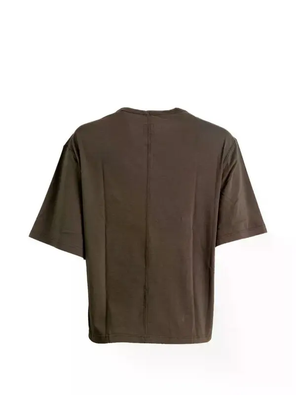 Rick Owens Seam-detail T-shirt - Brown