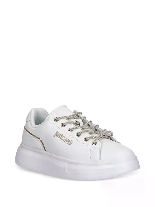 Just Cavalli Logo-print Platform Sneakers