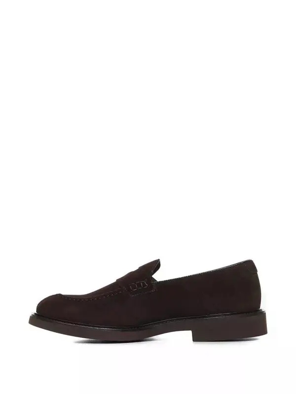 DOUCAL'S Panelled Suede Loafers