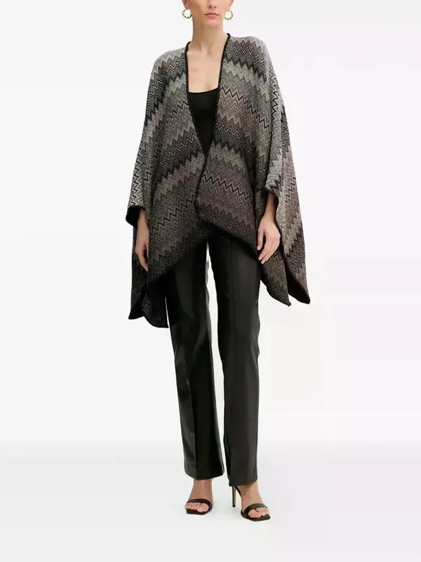 Missoni Chevron Knitted Poncho