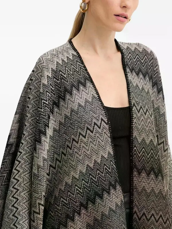 Missoni Chevron Knitted Poncho
