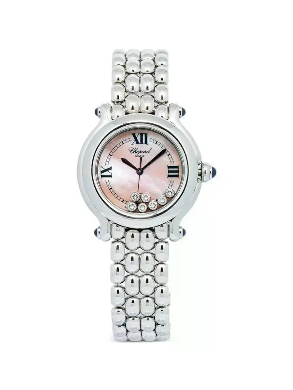 Chopard Happy Sport 32mm Watch With Diamond Detail - Pink