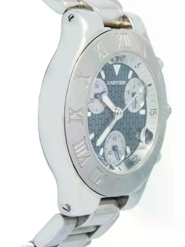 CARTIER Chronograph 21 Patterned 38mm Watch