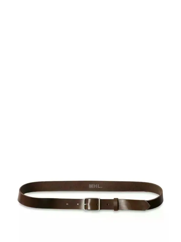 MARGARET HOWELL Keeper Buckle Belt - Brown