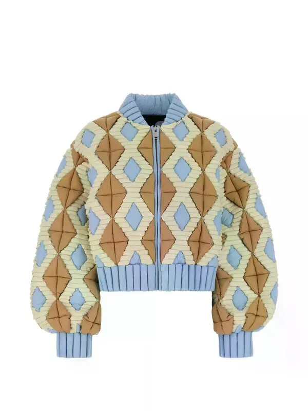 RAXXY Diamond-pattern Jacket
