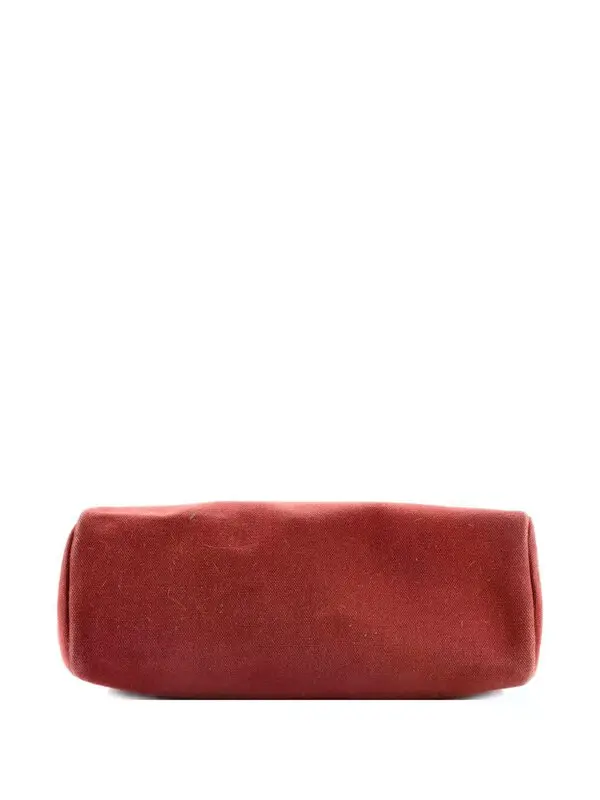 Hermès Herbag Zip Leather And Toile 39 Satchel