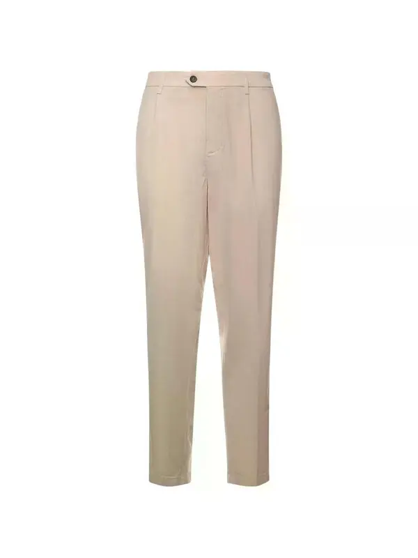 Eleventy Pleated Trousers - Neutrals