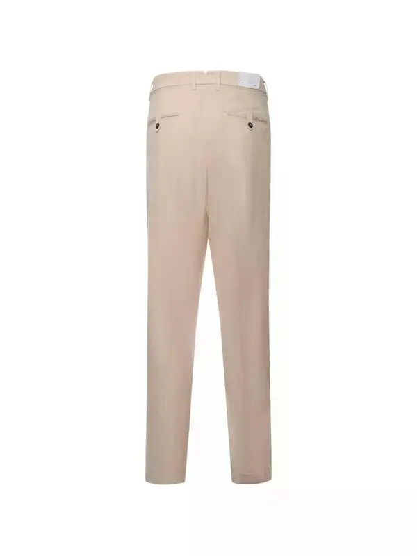 Eleventy Pleated Trousers - Neutrals
