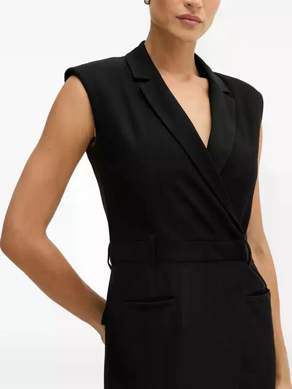 Sisley Sleeveless Tailored Jumpsuit - Black
