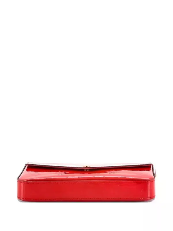 LOUIS VUITTON Felicie Pochette Monogram Vernis - Red
