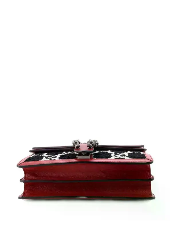 Gucci Dionysus Gg Tweed Small Shoulder Bag - Black