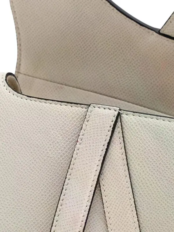 Dior Saddle Handbag Leather Mini Shoulder Bag - White