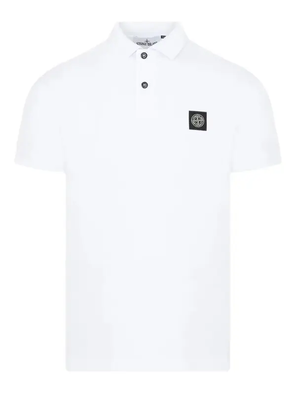 Stone Island Short Sleeves Polo Shirt - White