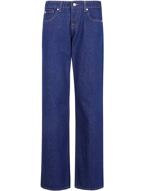 Seven For All Mankind Low Straight Indigo Soul Jeans