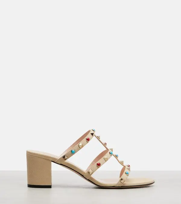 Valentino Garavani Embellished Suede Sandals