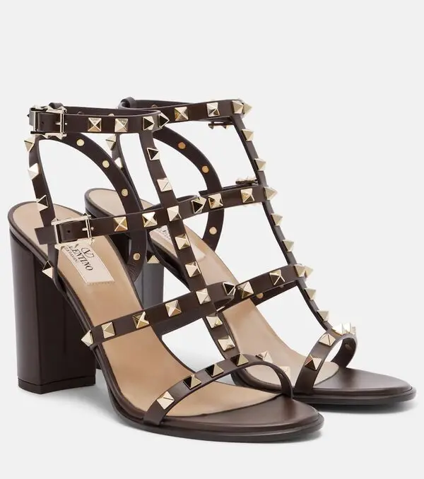 Valentino Garavani Embellished Leather Sandals