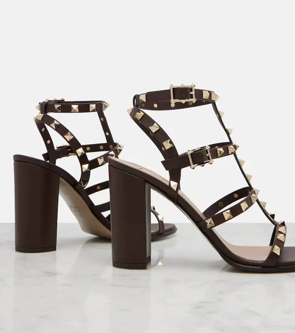 Valentino Garavani Embellished Leather Sandals