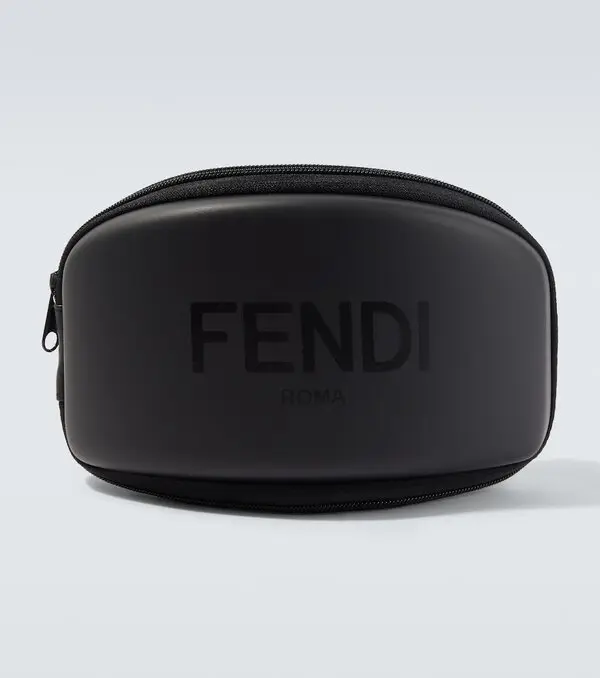 Fendi Logo Ski Goggles - White