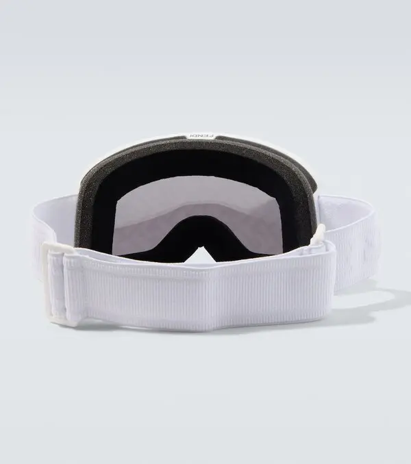Fendi Logo Ski Goggles - White