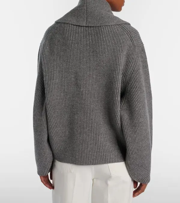 TOTEME Wool-blend Cardigan - Grey