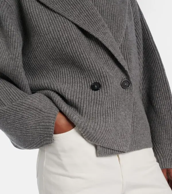 TOTEME Wool-blend Cardigan - Grey