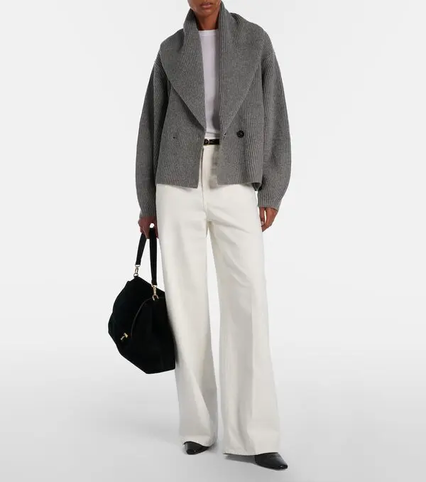TOTEME Wool-blend Cardigan - Grey