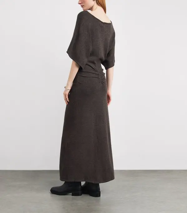 Staud Wool-blend Amelie Midi Dress