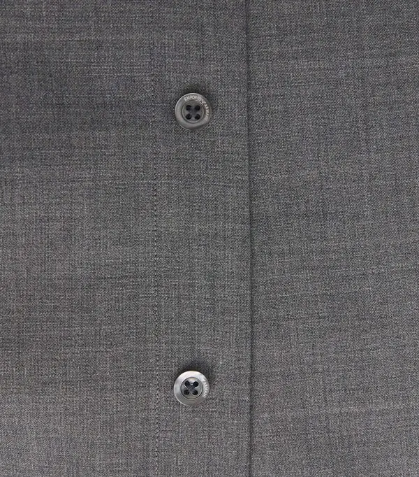 Emporio Armani Stretch-wool Logo Shirt