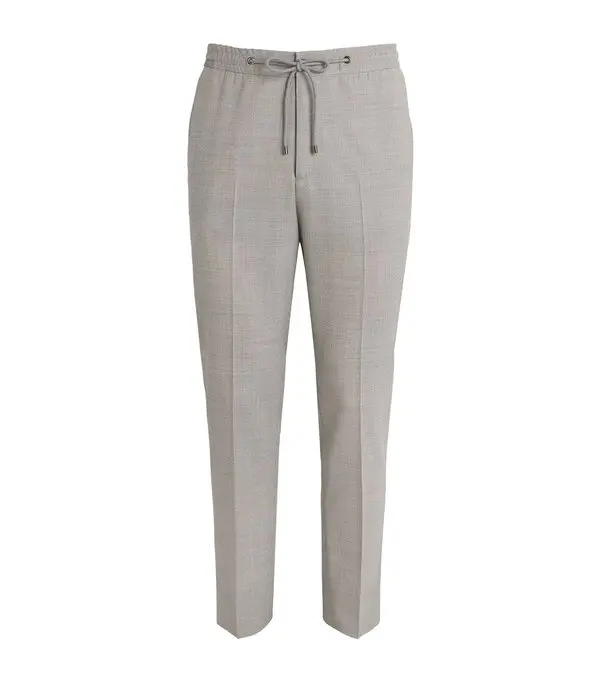 Corneliani Virgin Wool Drawstring Trousers