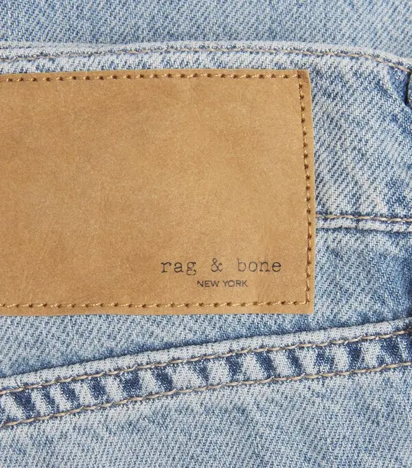Rag & Bone Saige Low-rise Straight Jeans - Blue